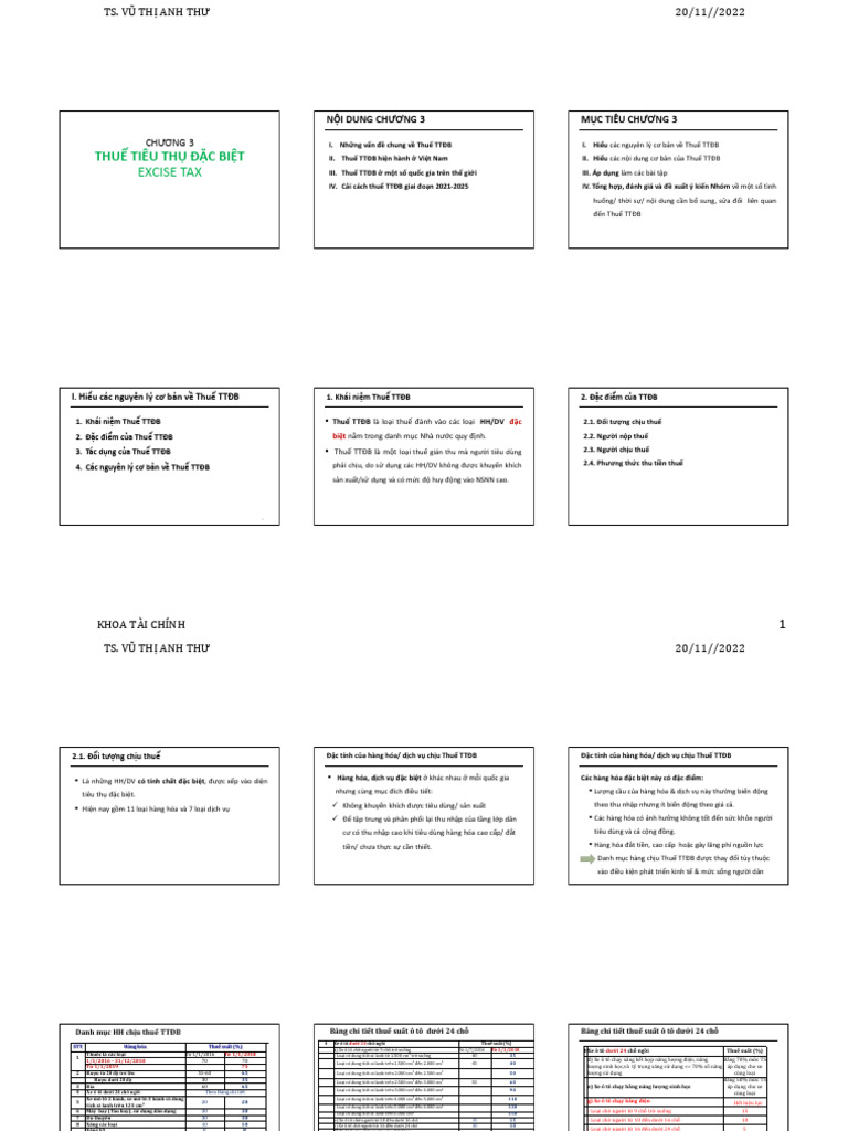 Chapter 3 - Excise Tax | PDF