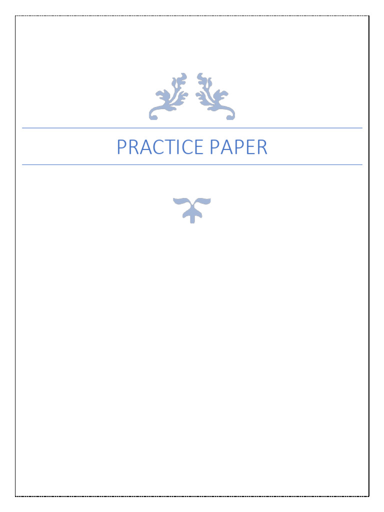 Unit-1 PRACTICE PAPER Chromatography Separating Mixture PDF | PDF