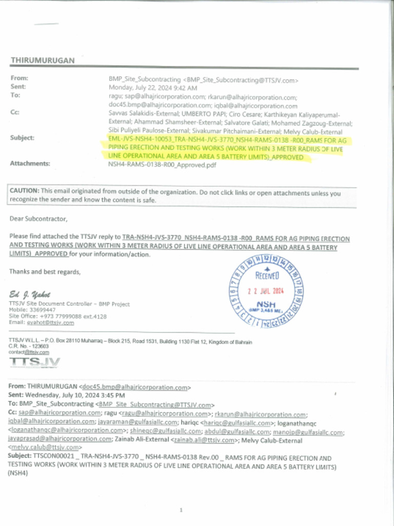Eml JVS NSH4 10053 | PDF | Pipe (Fluid Conveyance) | Crane (Machine)