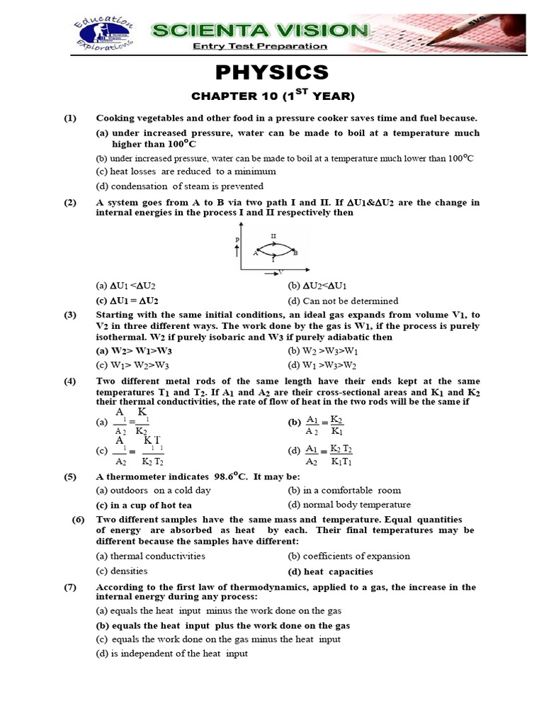 Chapter 10 (Final) | PDF | Heat | Gases