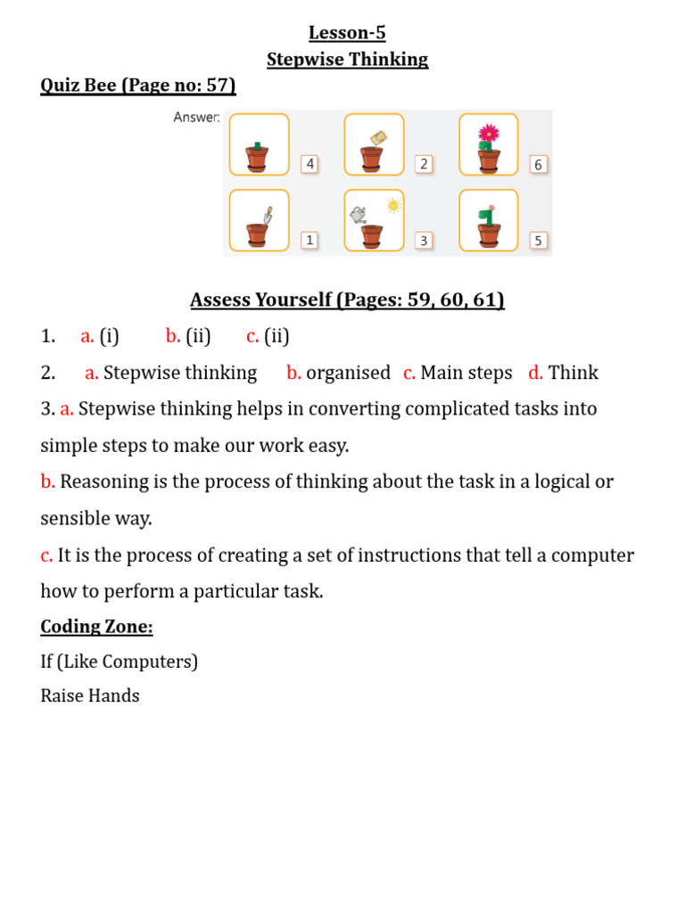 Class 3 - ICT - Lesson-5 Notes | PDF | Teaching Methods & Materials | Art