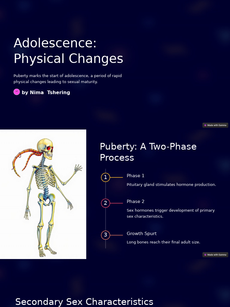 Puberty: Physical Changes in Adolescence | PDF