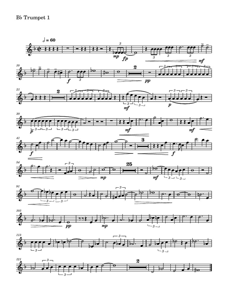 Quintette-Bb Trumpet 1 | PDF