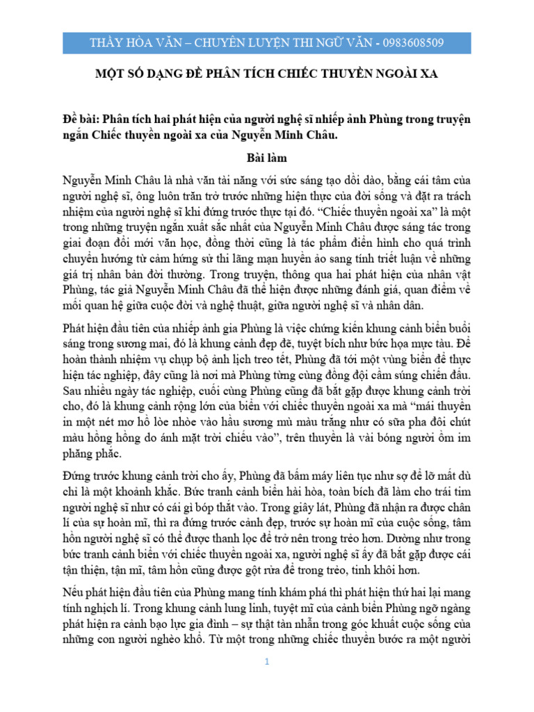 Các Dạng Đề Ptich | PDF