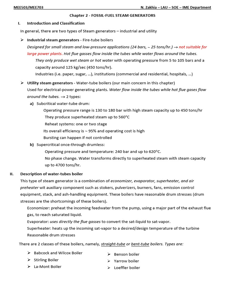 Chapter 2. Steam Generators | PDF | Boiler | Boiling