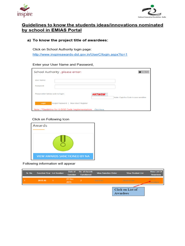 Accessing Student Innovations Guide | PDF