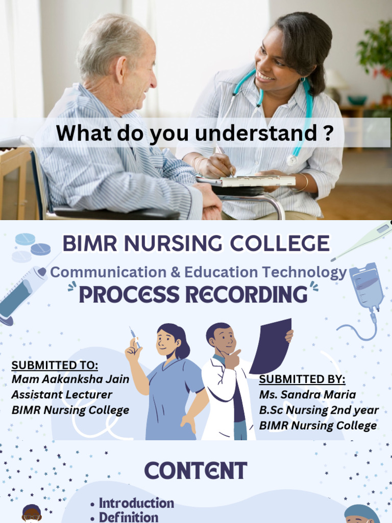 Process Recording CET | PDF | Nursing | Communication