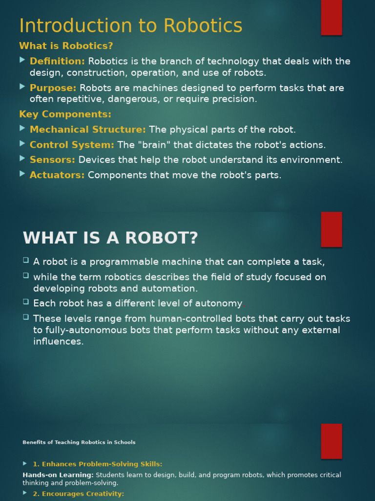 Introduction To Robotics | PDF | Robot | Robotics