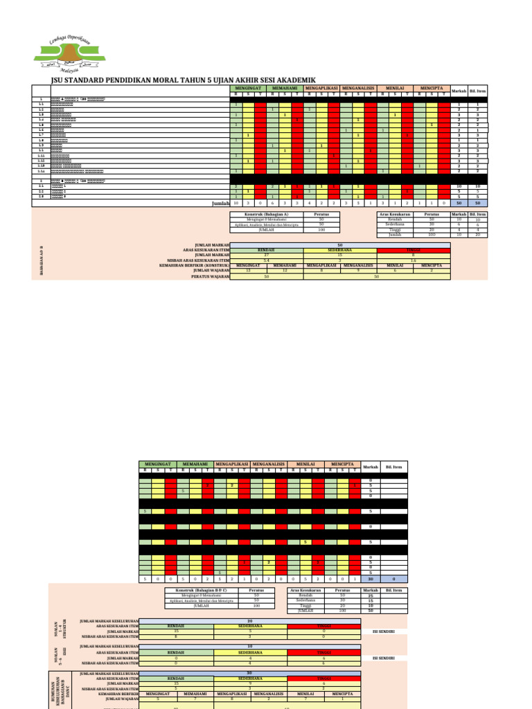 Jsu Tahun 6 P.moral | PDF