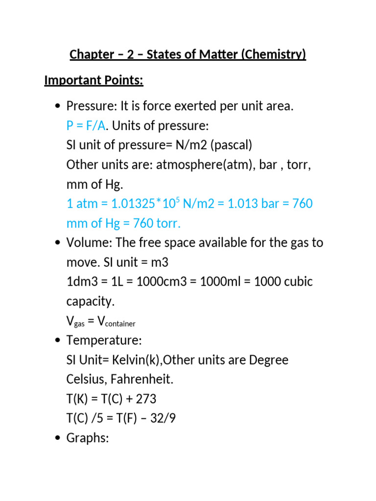 States of Matter | PDF