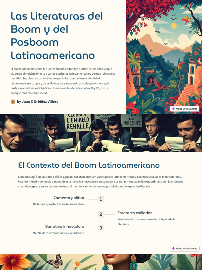 Boom y Posboom: Literatura Latinoamericana | PDF | Realismo literario ...