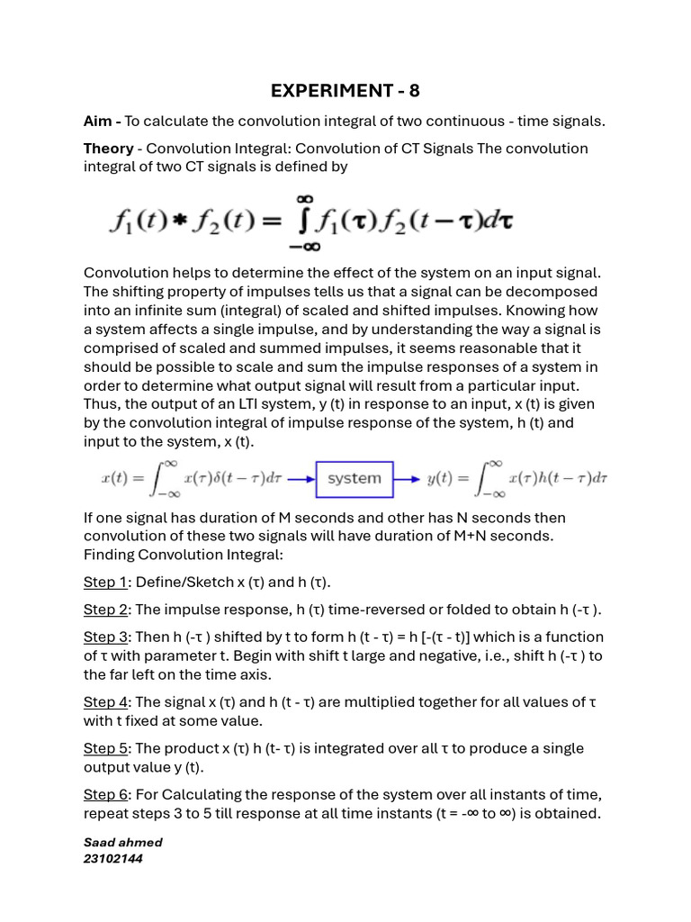 SNS Experiment 8 | PDF | Functions And Mappings | Mathematical Analysis