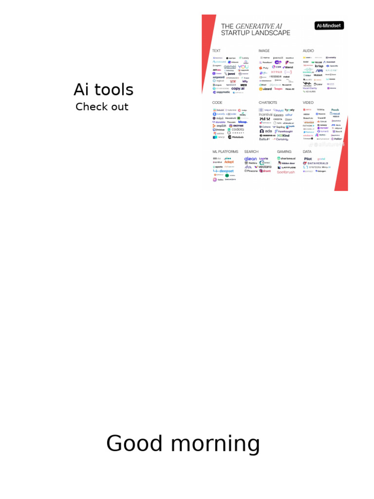 Ai Tools: Check Out | PDF
