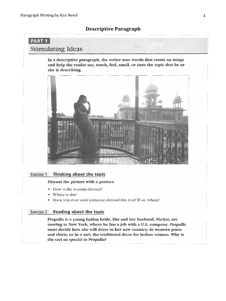 Descriptive Paragraph | PDF
