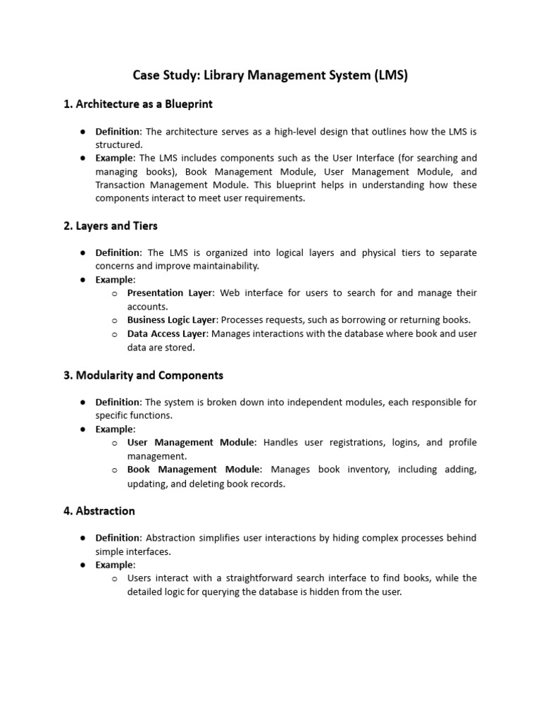 Software Architecture Fundamentals Case Study | PDF | Databases ...