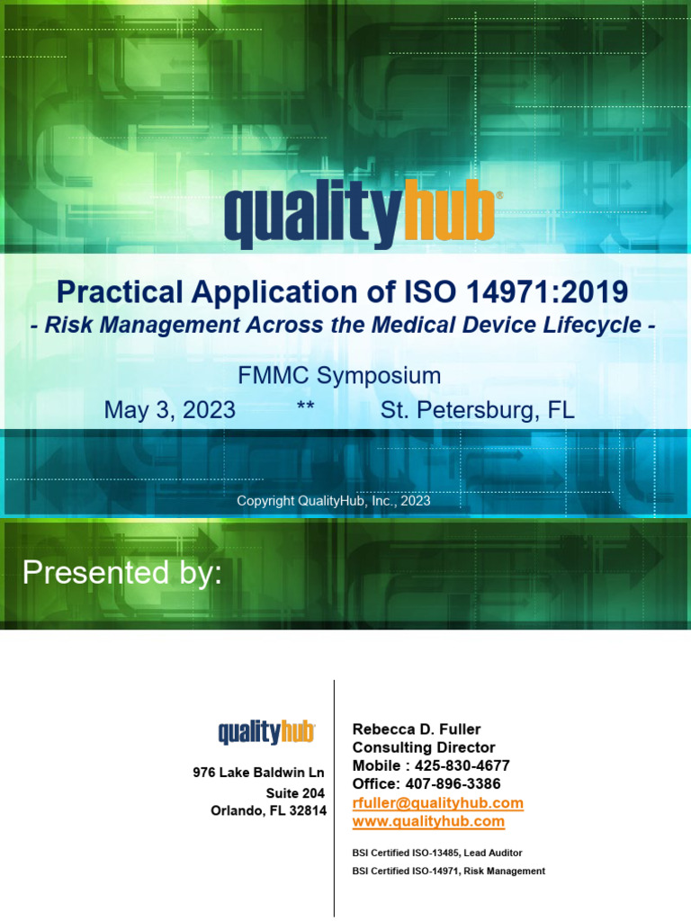 ISO 14971:2019 Risk Management Guide | PDF | Risk | Risk Management
