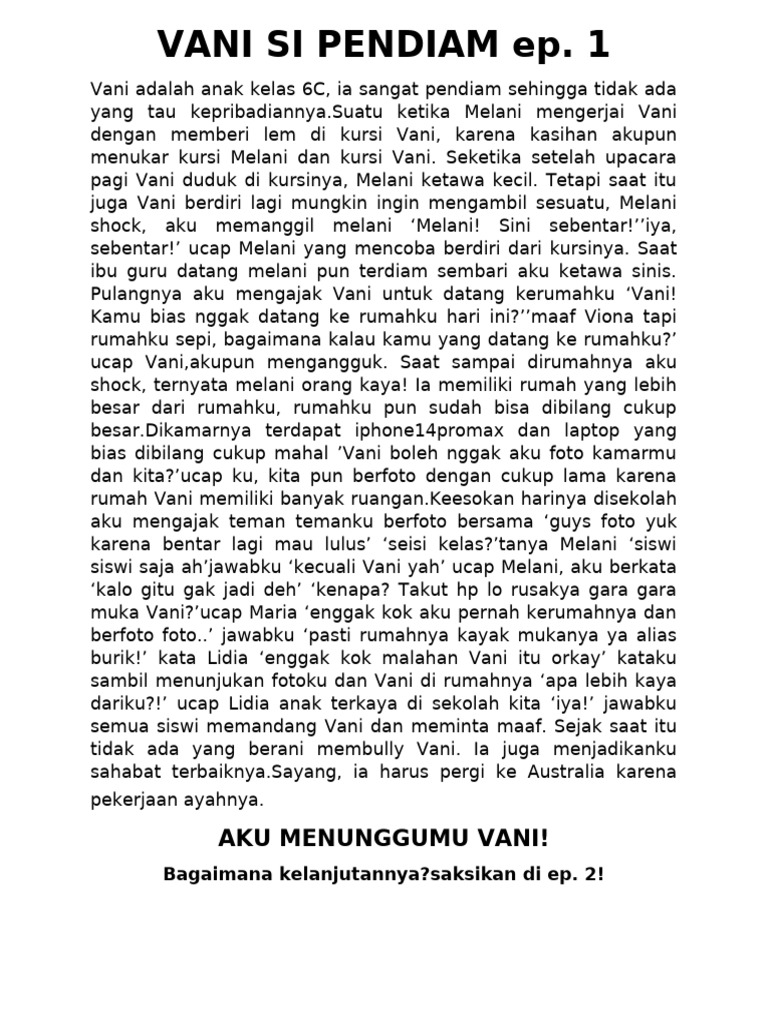 VANI SI PENDIAM Ep 1 | PDF