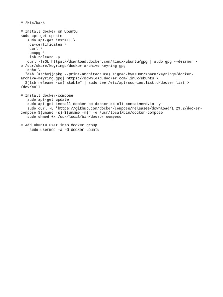 In T Stall Docker and Compose | PDF | Home & Garden