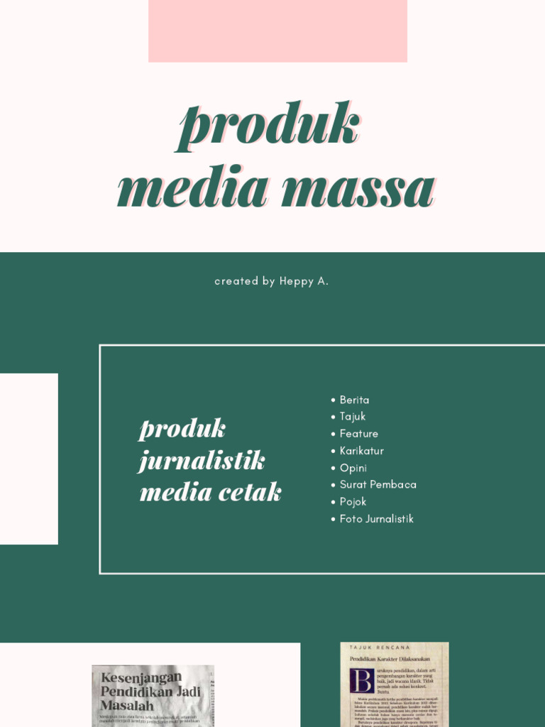 Produk Media Massa - Compressed | PDF