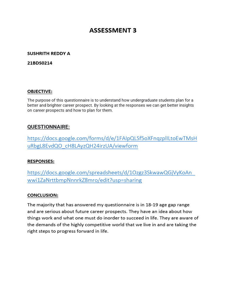 Assessment 3 TRW | PDF