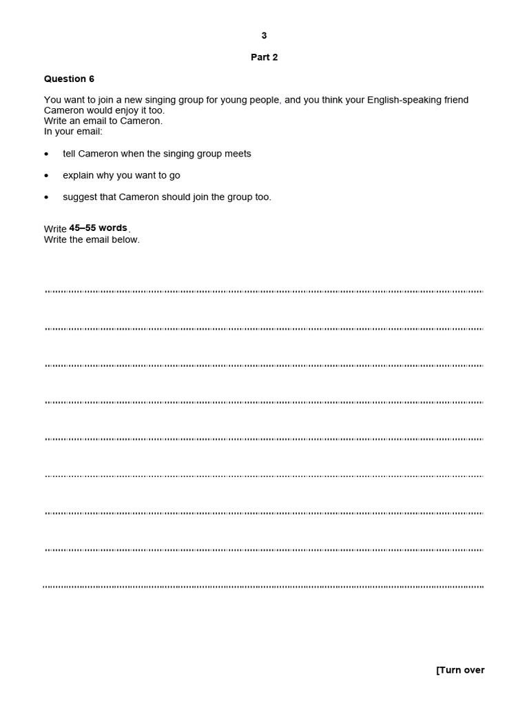 ESL Writing Year 8 | PDF