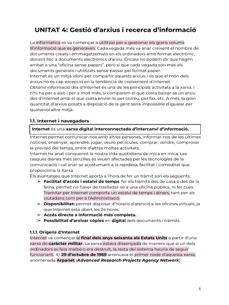 Ofimatica (U4 I U5) Resum | PDF