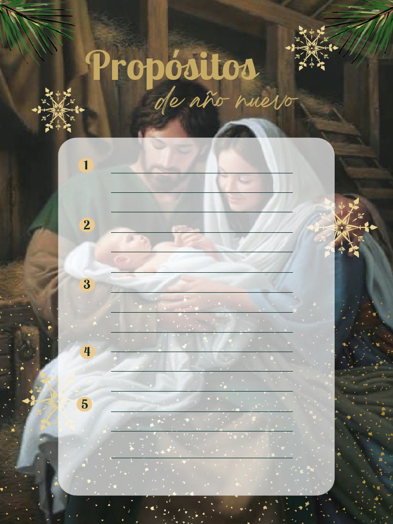 Planner Propositos de Año Nuevo Minimalista Nude y Dorado - 20231130 ...