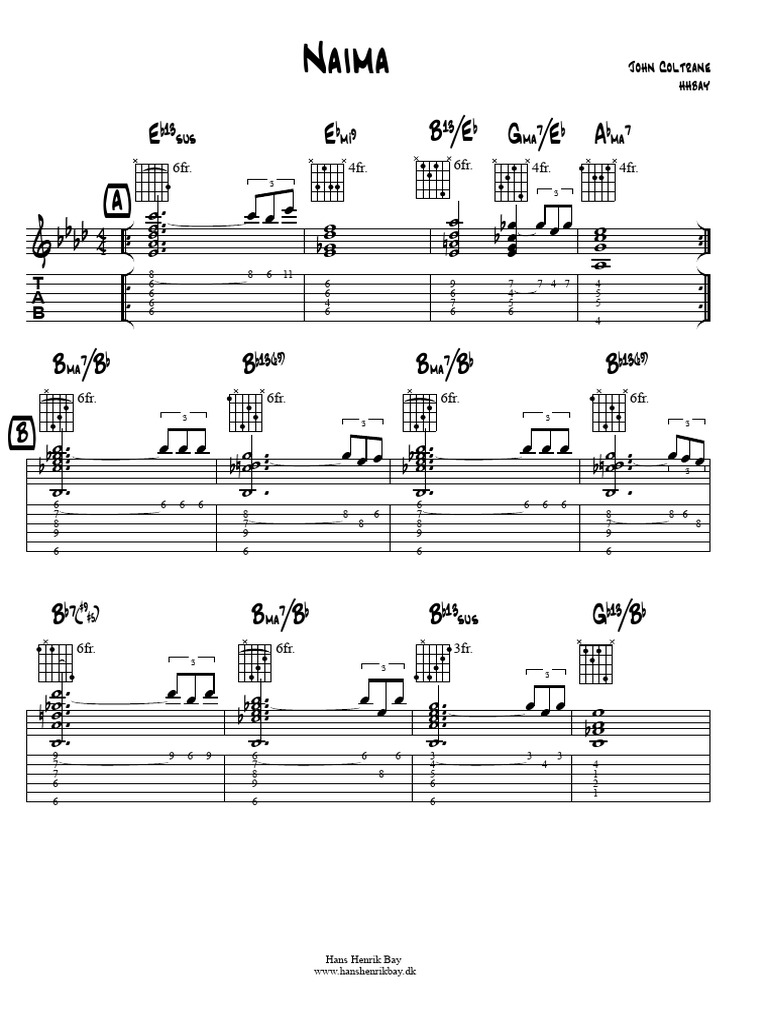 Naima With Tabs | PDF