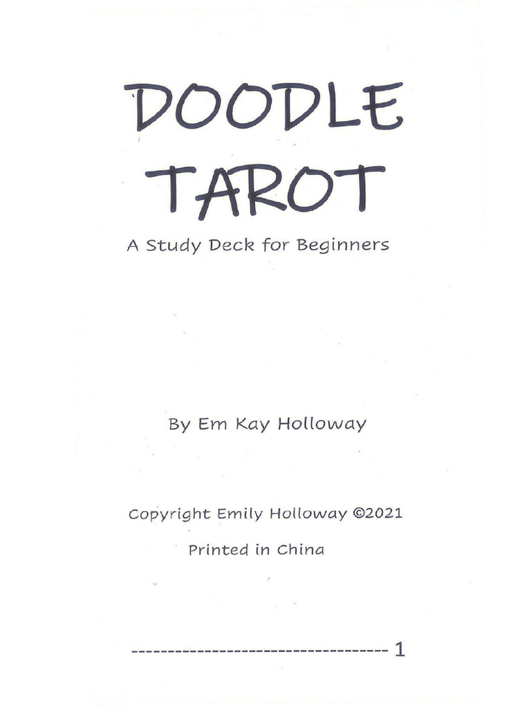 Doodles Tarot | PDF