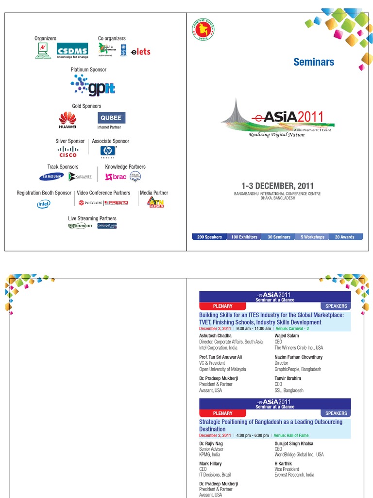 Seminars: Organizers Co Organizers | PDF | Educational Technology | Cloud Computing