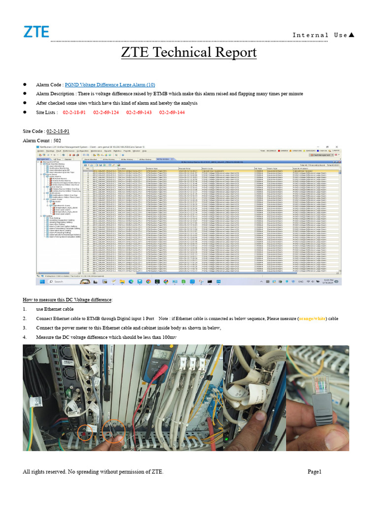 PGND Voltage Alarm Analysis and Solutions | PDF | Power (Physics ...
