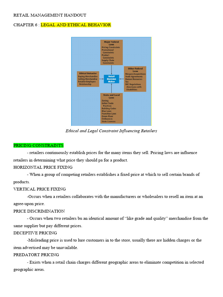 Retail Management Handout Chapter 6 and 7 | PDF | Retail | Geographic Information System