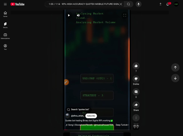 (4194) Quotex Bot Trading Binary Bot Signls 99% Working - YouTube | PDF