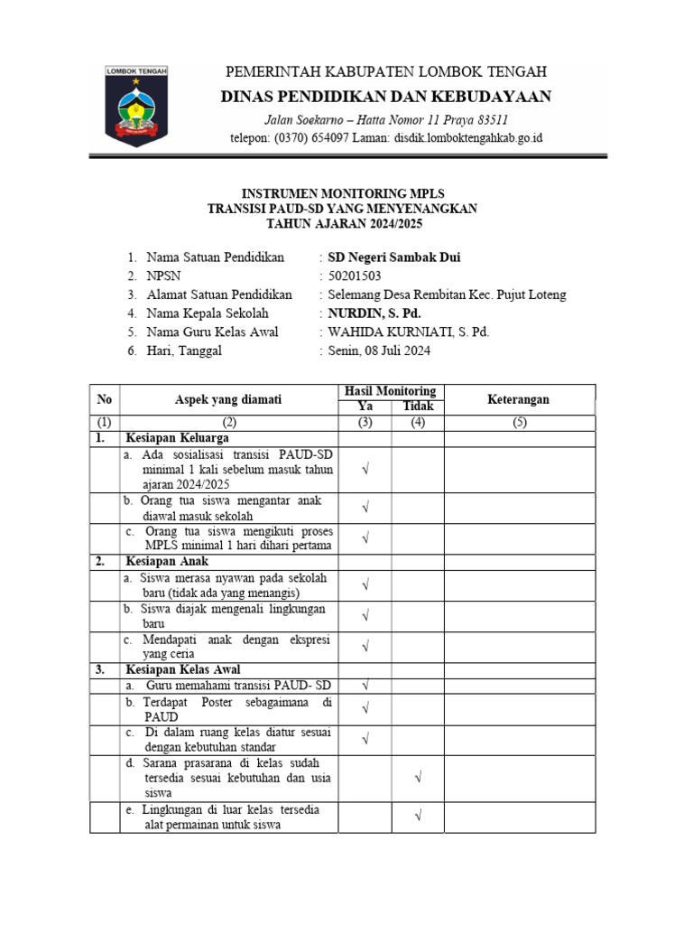 Instrumen MPLS | PDF