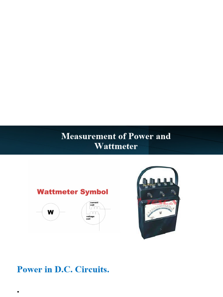 Understanding Wattmeter Functionality | PDF