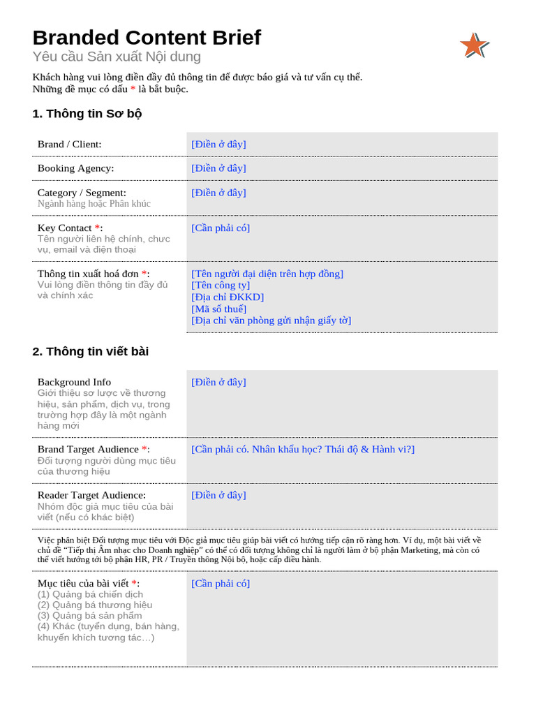 BRVN Branded Content Brief | PDF