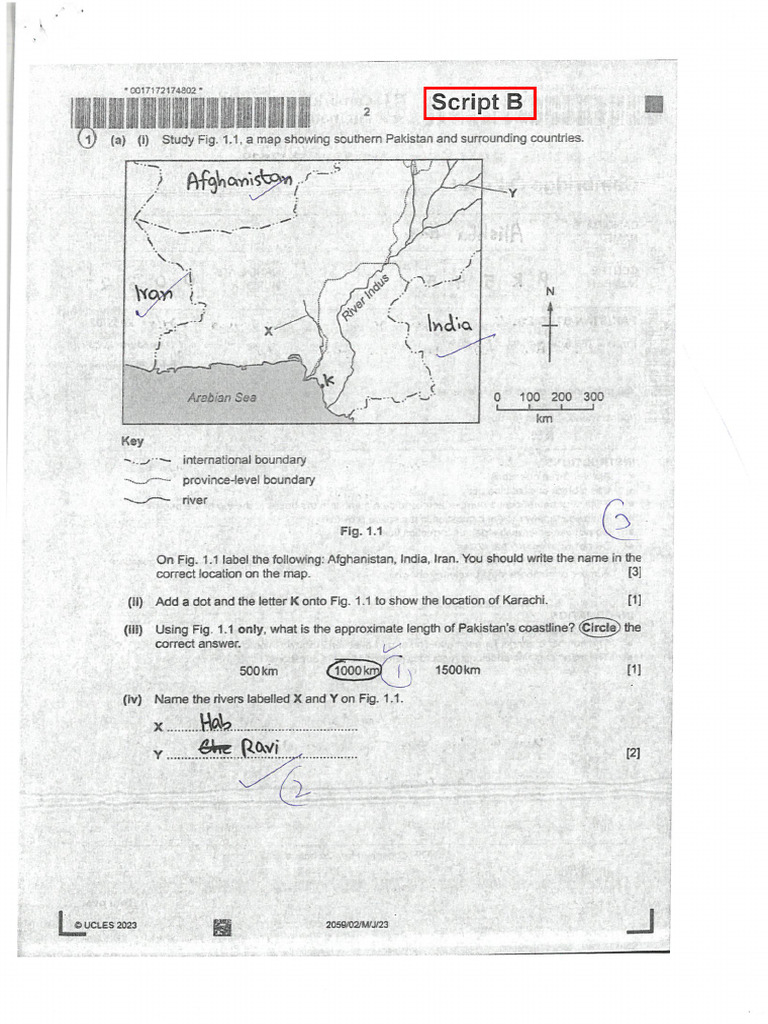 Script B (Answer by A CAIE Candidate) | PDF
