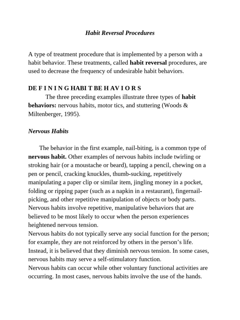 Behaviour Modification Assignment 2 | PDF | Stuttering | Tourette Syndrome