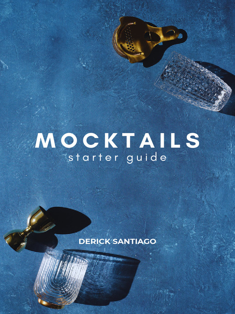 Mocktails Starter Guide | PDF | Cocktails | Bartender