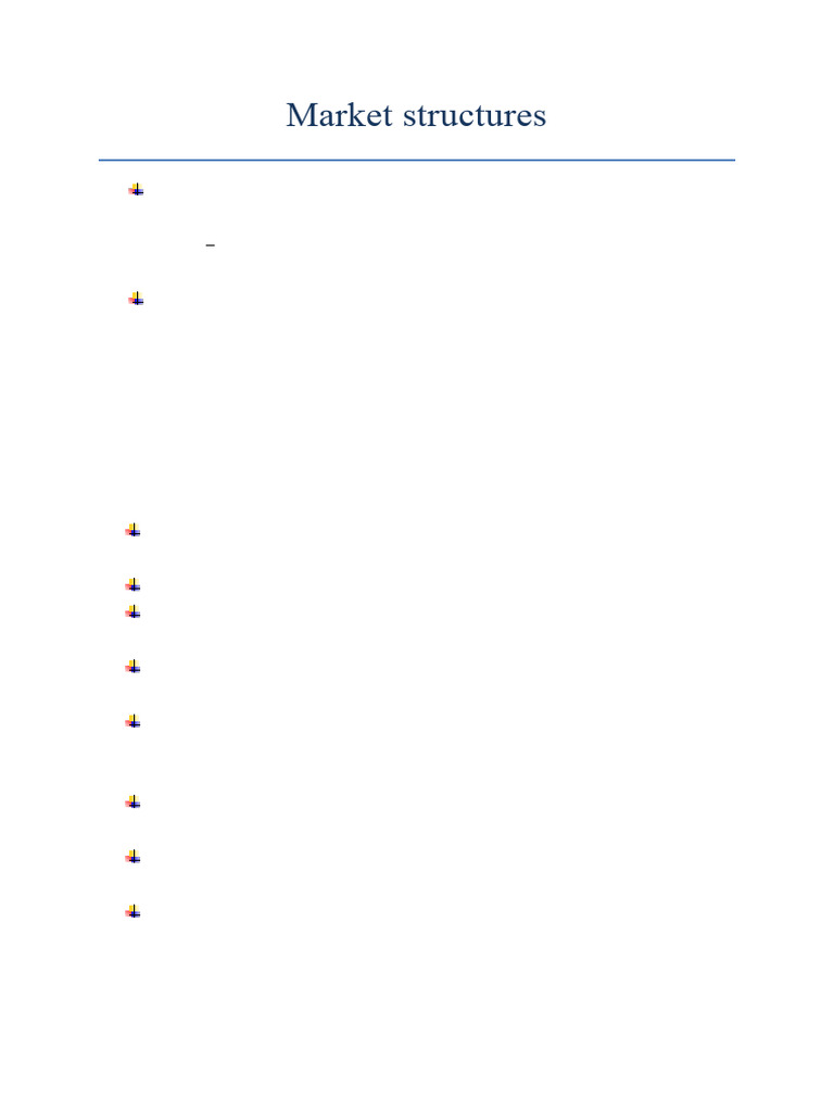 Market Structures 1 | PDF | Profit (Economics) | Monopoly