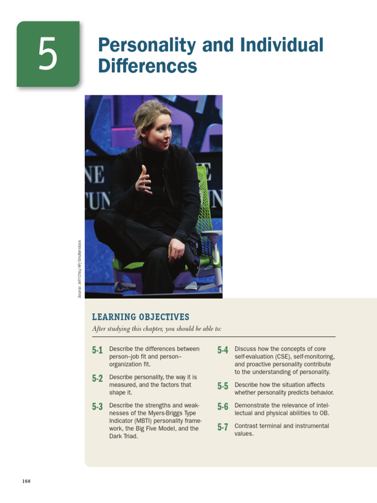 Chapter-5 Personality and Individual Differences | PDF | Narcissism | Extraversion And Introversion
