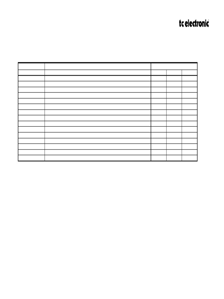 FlashBack Delay Parts List and Specs | PDF | Switch | Electrical ...
