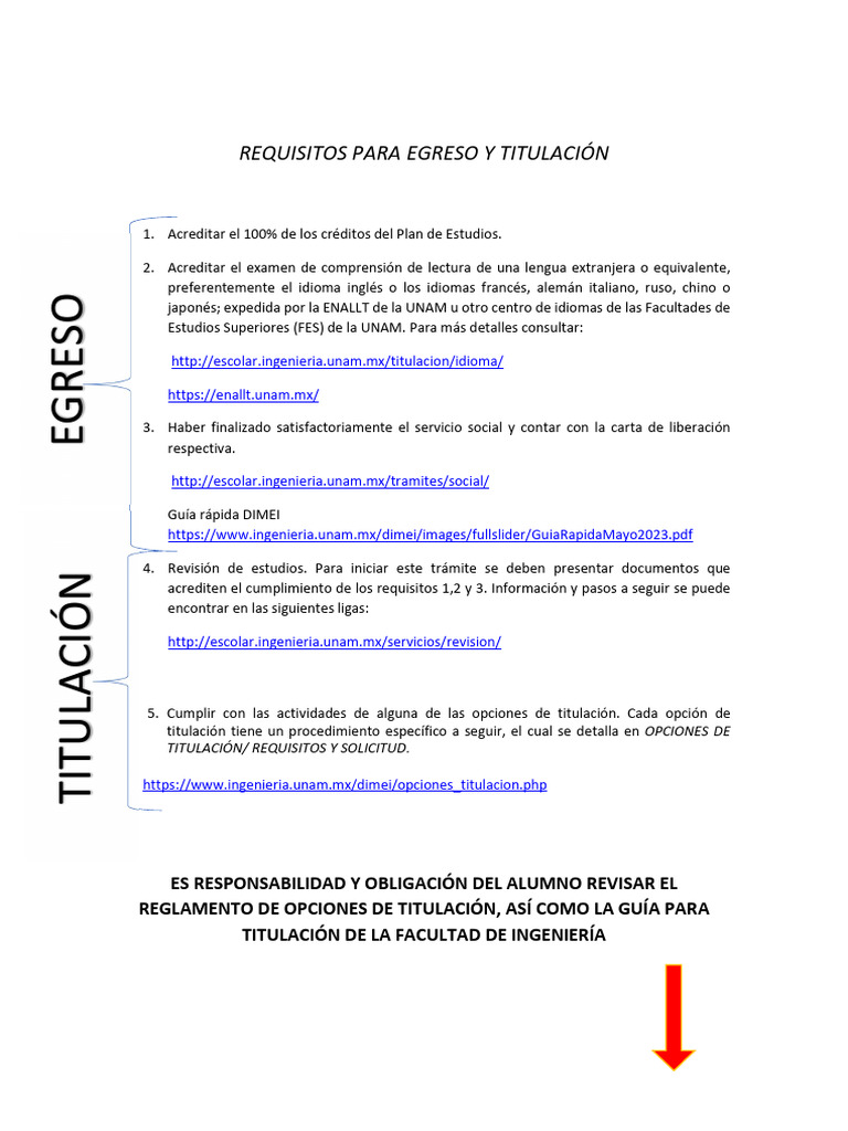 Requisitos para Egreso y Titulacion | PDF | Negocios | Informática