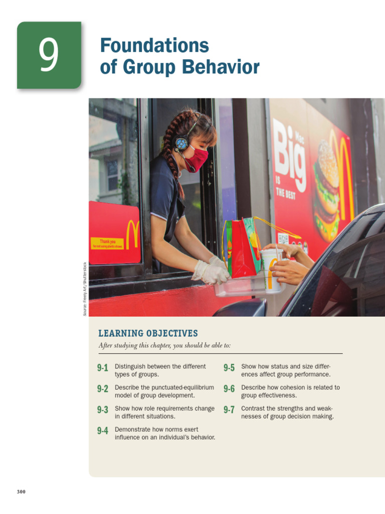Chapter-9 Foundations of Group Behavior | PDF | Sexual Harassment | Harassment