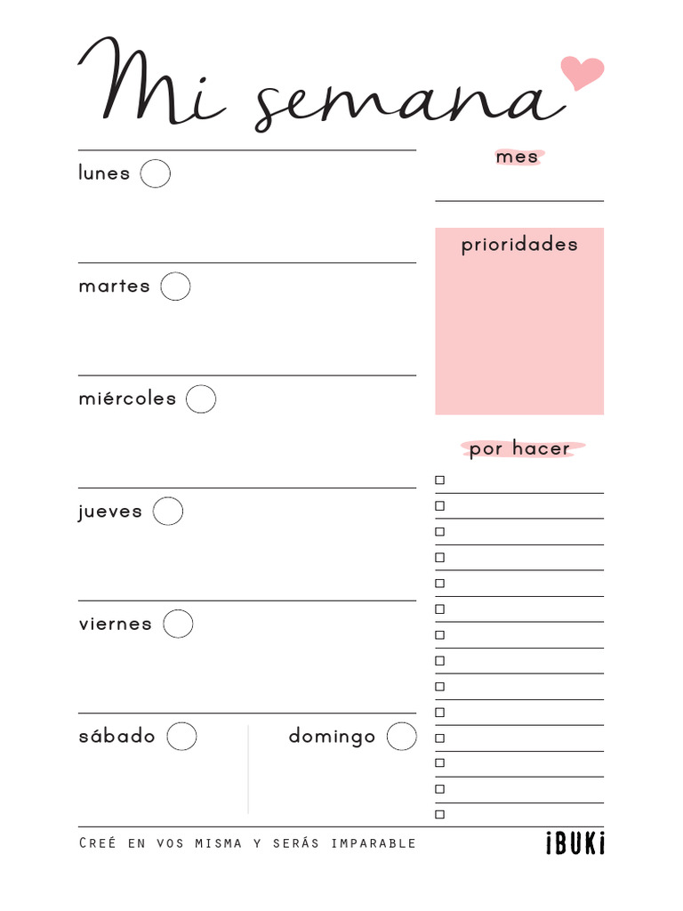 Mi Semana Ibuki 2020 | PDF | Relaciones personales, crianza y ...