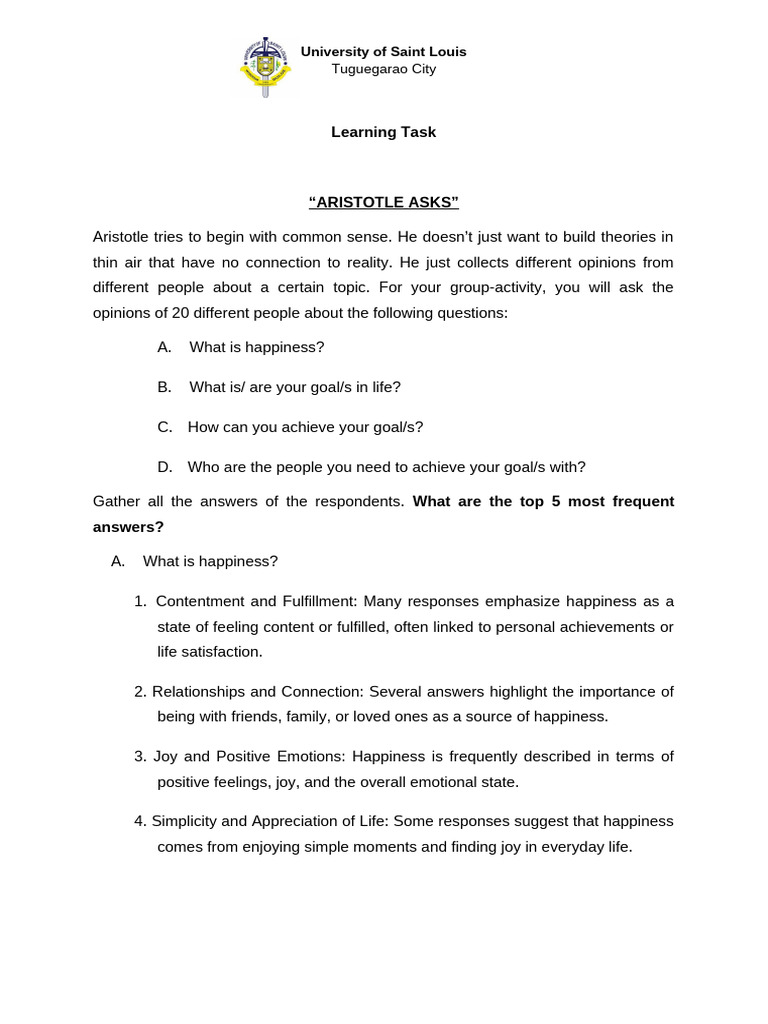Midterm-Learning Task 1 (Lappay, Miguel, Ignacio) | PDF | Happiness ...