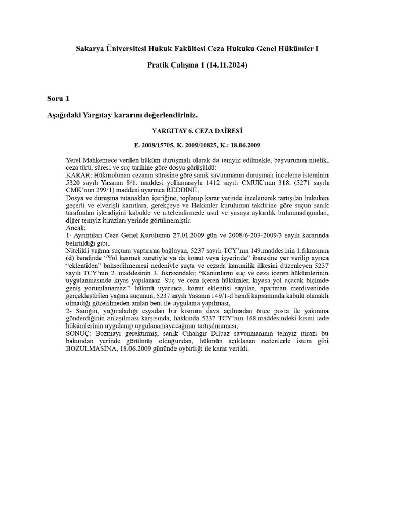 Ceza Pratik | PDF