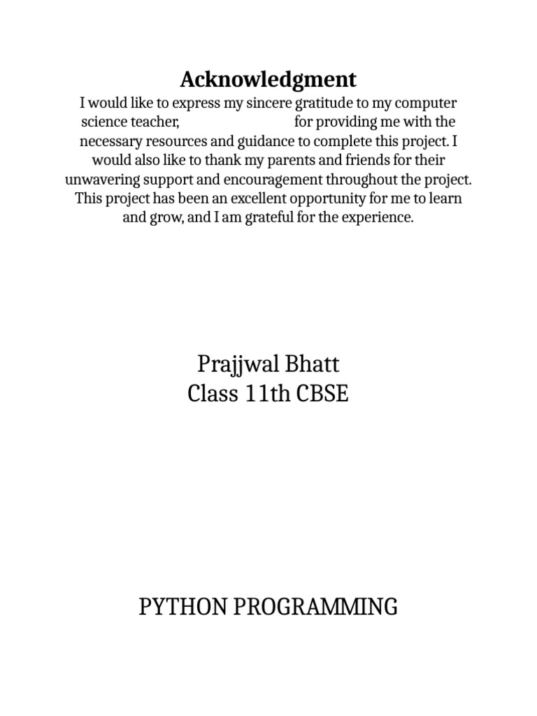 Python Programming | PDF