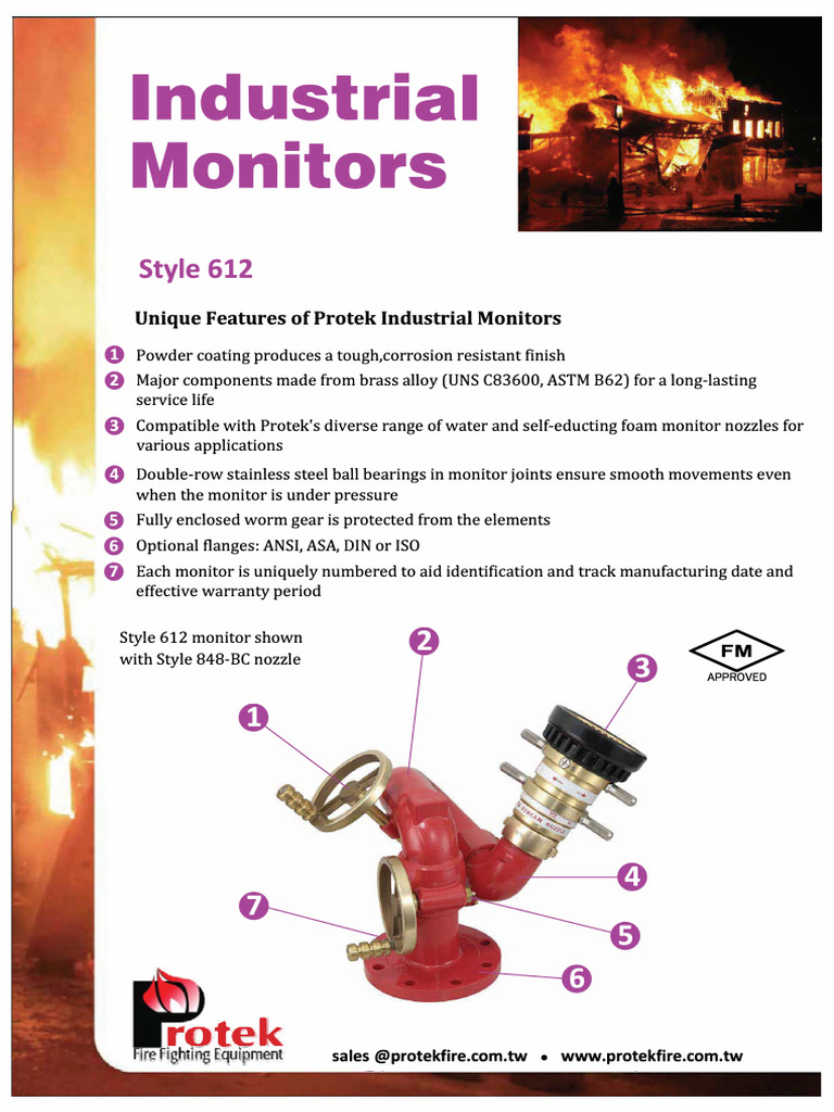 Hoja Tecnica Monitor Protek 612 | PDF | Mechanical Engineering ...