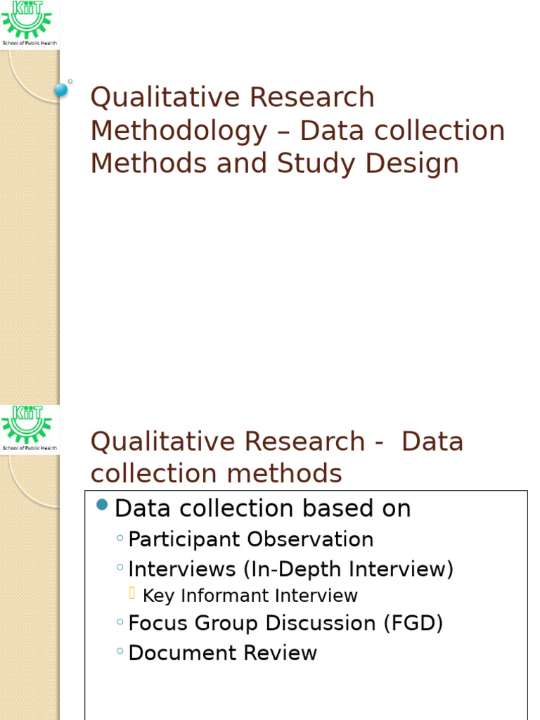 Qualitative Research Data Collection Methods | PDF | Focus Group | Qualitative Research